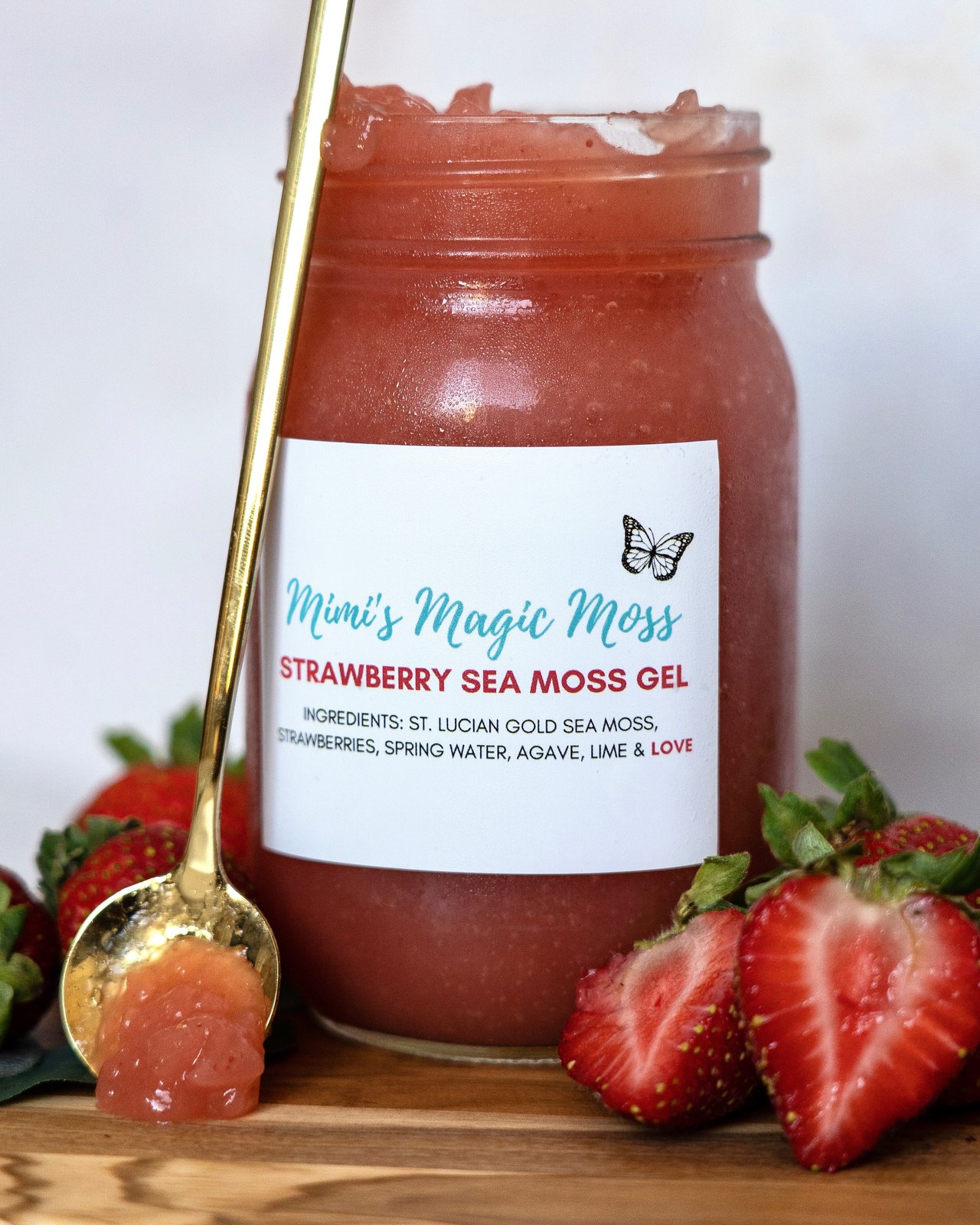 STRAWBERRY SEA MOSS GEL - Mimi's Magic